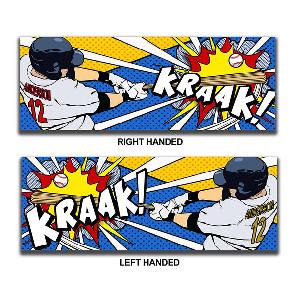 Personalized Pop Art | Baseball Sports Art | Personal-Prints