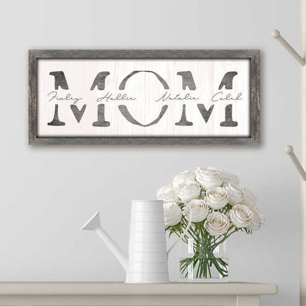Mom and Children Chic Sign | Personalized for Mom | Mother's day gifts ...
