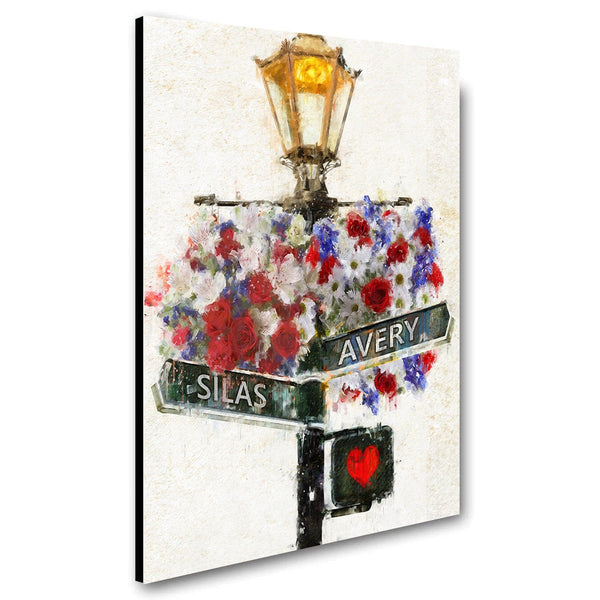 Crossroads - Personalized street signs art gift from Personal Prints ...