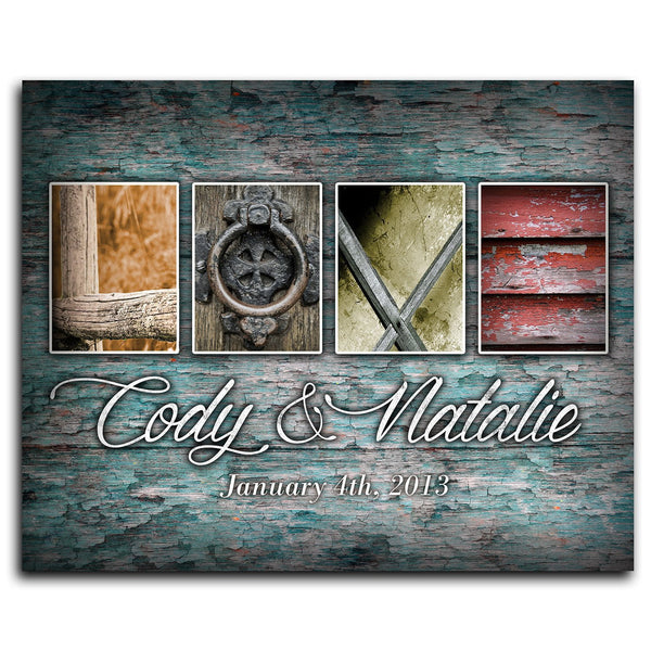 LOVE Letters Name Art Romantic Personalized Gift - Personal Prints ...