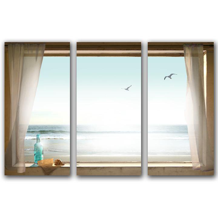 Beach Scene Canvas | Personalized Art | Framed Art Paintings - Personal ...
